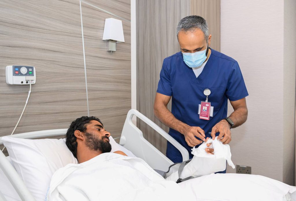 Doctors in Abu Dhabi reattach man's severed finger after accident | Burjeel